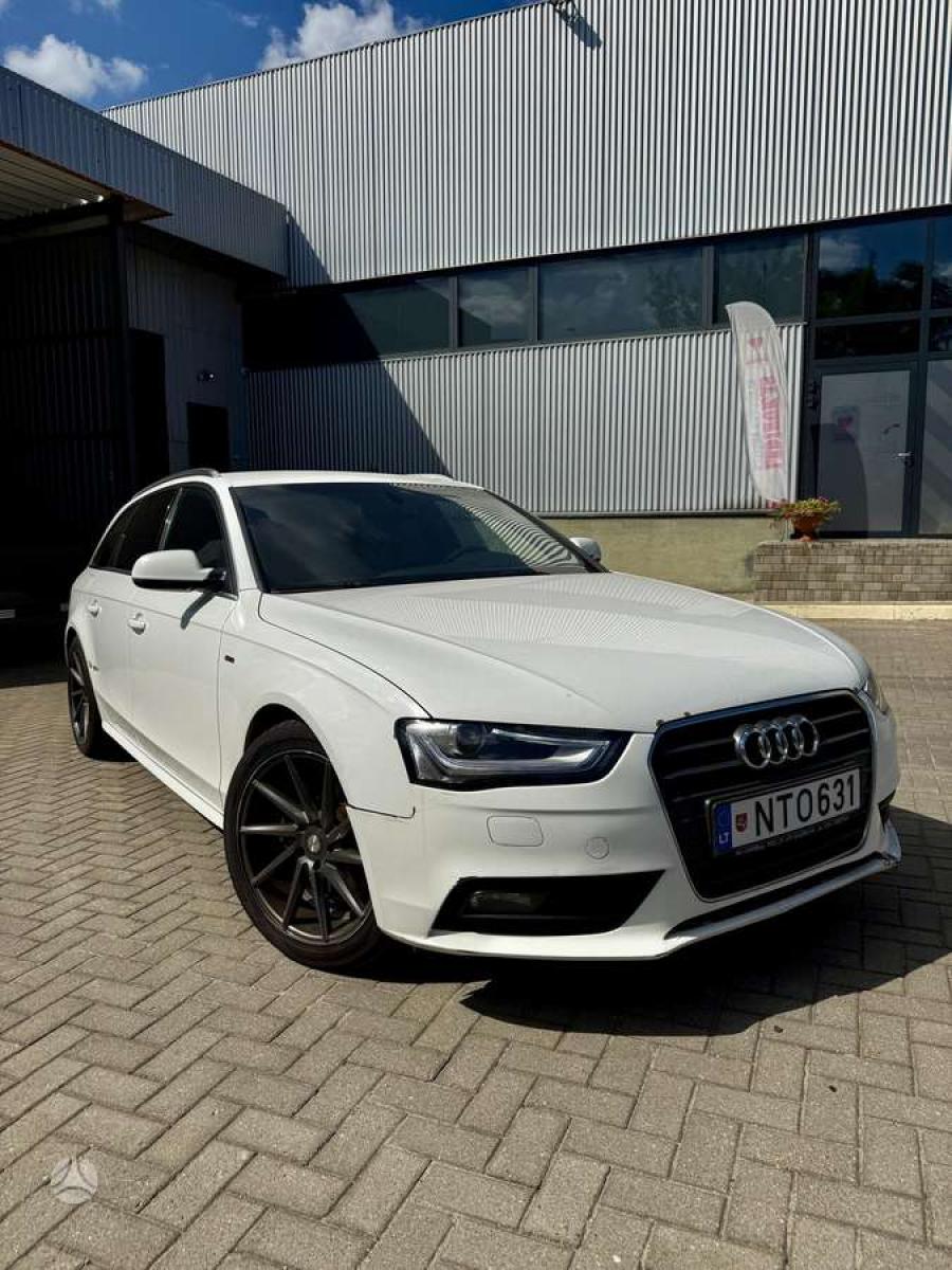 Balts Audi A4 2012 Viļņa, ar dzinēja tilpumu 1.97 L un nobraukumu 338 tūkst. km par 5650 €, foto 1 vietnē AUTOMOTO.COM.LV