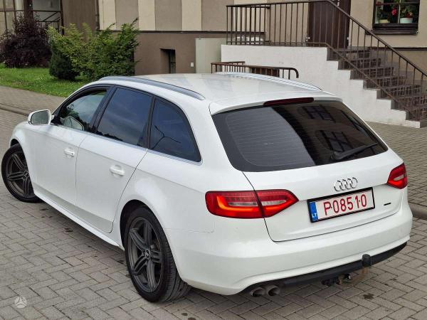 White Audi A4 2012 in Silute, with an engine capacity of 1.97 L and mileage of 295 thousand km for 7000 €, photo 6 on AUTOMOTO.COM.LV