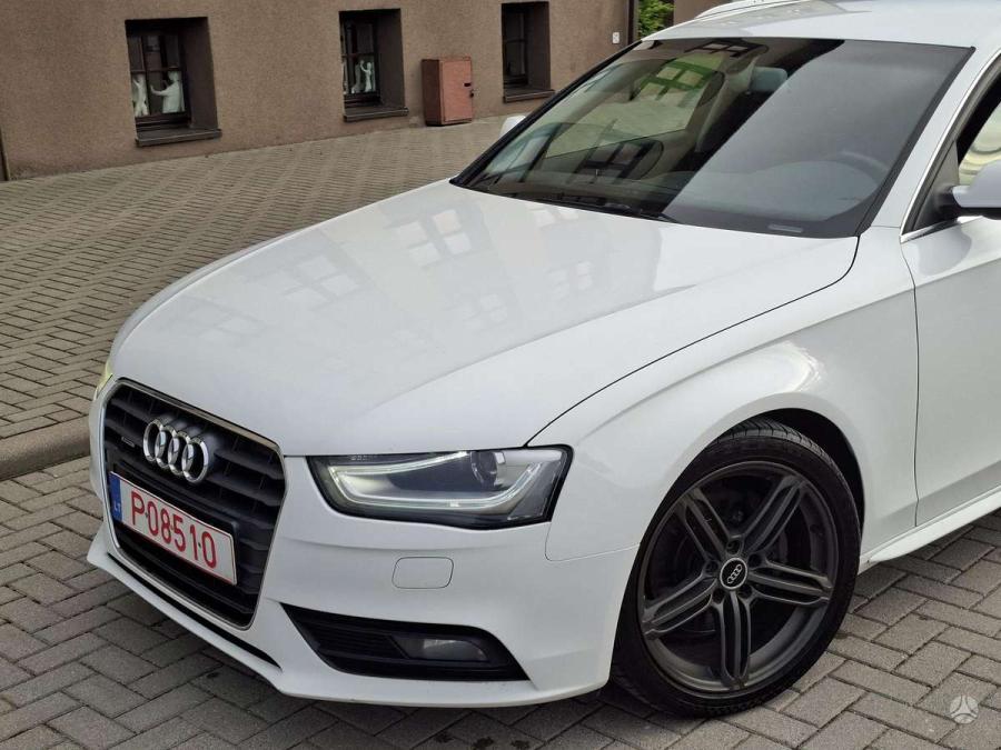 White Audi A4 2012 in Silute, with an engine capacity of 1.97 L and mileage of 295 thousand km for 7000 €, photo 8 on AUTOMOTO.COM.LV