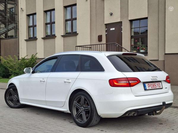 White Audi A4 2012 in Silute, with an engine capacity of 1.97 L and mileage of 295 thousand km for 7000 €, photo 10 on AUTOMOTO.COM.LV