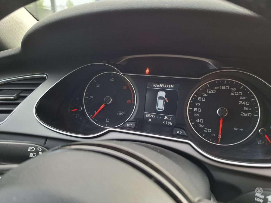 White Audi A4 2012 in Silute, with an engine capacity of 1.97 L and mileage of 295 thousand km for 7000 €, photo 19 on AUTOMOTO.COM.LV