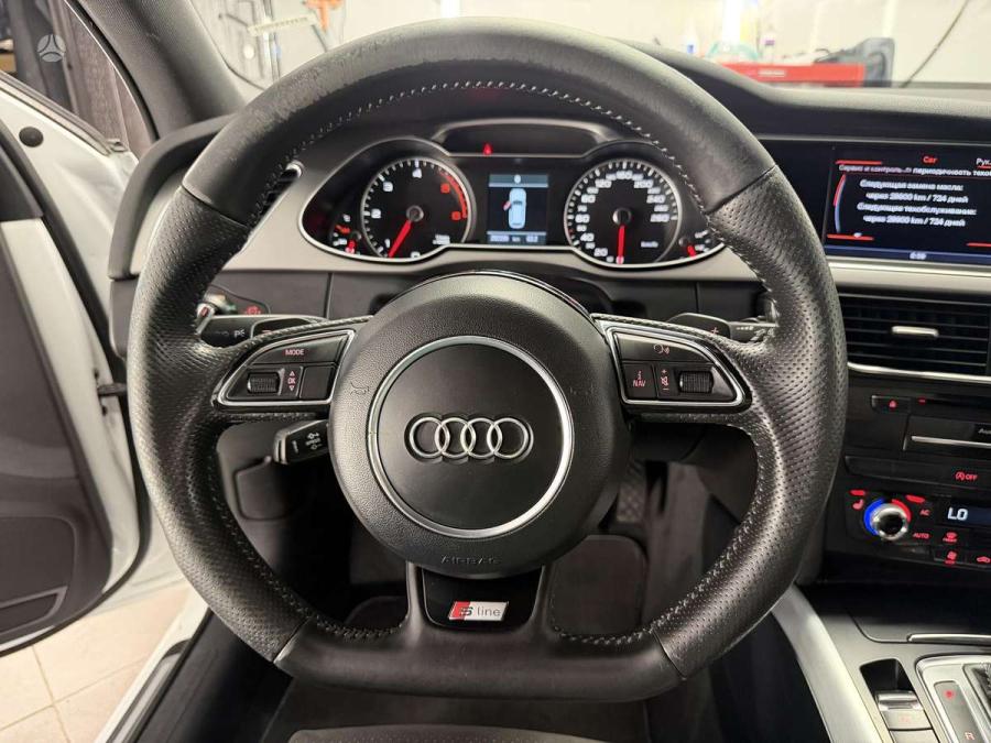 White Audi A4 2012 in Riga, with an engine capacity of 2.97 L and mileage of 293 thousand km for 8500 €, photo 19 on AUTOMOTO.COM.LV