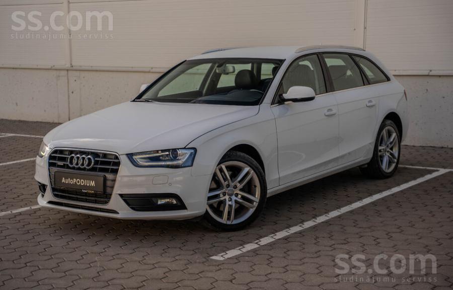 Balts Audi A4 2012 Rīga, ar dzinēja tilpumu 3.00 L un nobraukumu 249 tūkst. km par 9990 €, foto 1 vietnē AUTOMOTO.COM.LV