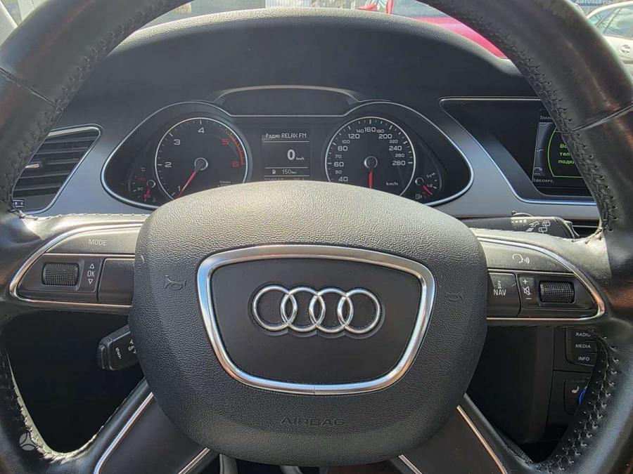 White Audi A4 2012 in Siauliai, with an engine capacity of 1.97 L and mileage of 229 thousand km for 6700 €, photo 9 on AUTOMOTO.COM.LV
