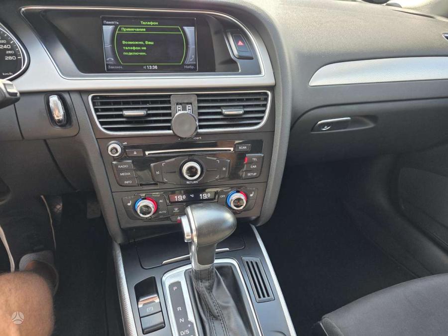 White Audi A4 2012 in Siauliai, with an engine capacity of 1.97 L and mileage of 229 thousand km for 6700 €, photo 10 on AUTOMOTO.COM.LV