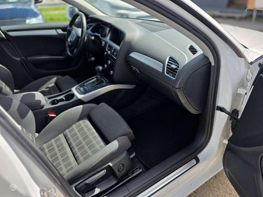 White Audi A4 2012 in Siauliai, with an engine capacity of 1.97 L and mileage of 229 thousand km for 6700 €, photo 13 on AUTOMOTO.COM.LV