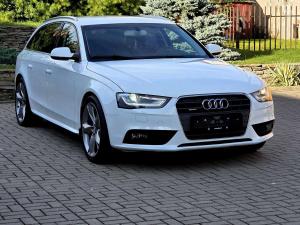 White Audi A4 2012 in Kedainiai, with an engine capacity of 1.97 L and mileage of 326 thousand km for 6900 €, photo  on AUTOMOTO.COM.LV