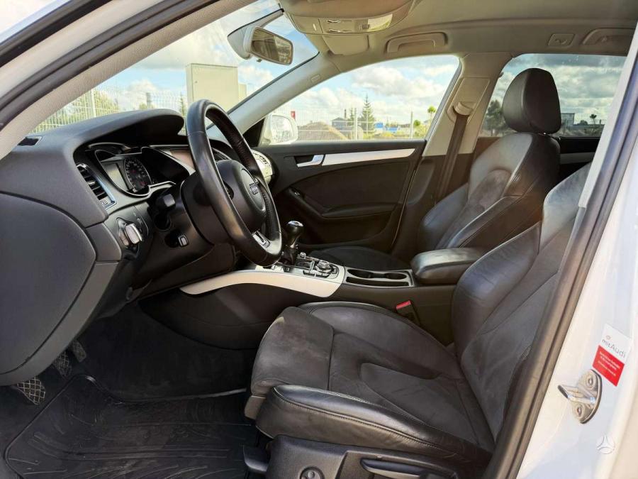 White Audi A4 2012 in Taurage, with an engine capacity of 1.97 L and mileage of 342 thousand km for 6700 €, photo 11 on AUTOMOTO.COM.LV