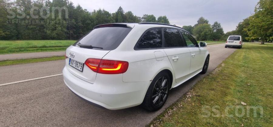 White Audi A4 2012 in Talsi, with an engine capacity of 2.00 L and mileage of 245 thousand km for 4500 €, photo 5 on AUTOMOTO.COM.LV
