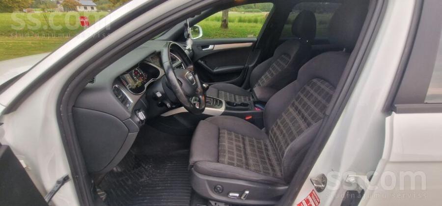 White Audi A4 2012 in Talsi, with an engine capacity of 2.00 L and mileage of 245 thousand km for 4500 €, photo 8 on AUTOMOTO.COM.LV
