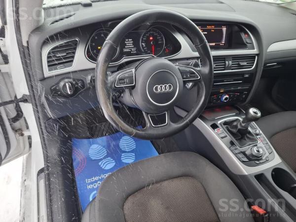 Balts Audi A4 2013 Talsi, ar dzinēja tilpumu 2.00 L un nobraukumu 246 tūkst. km par 9800 €, foto 7 vietnē AUTOMOTO.COM.LV