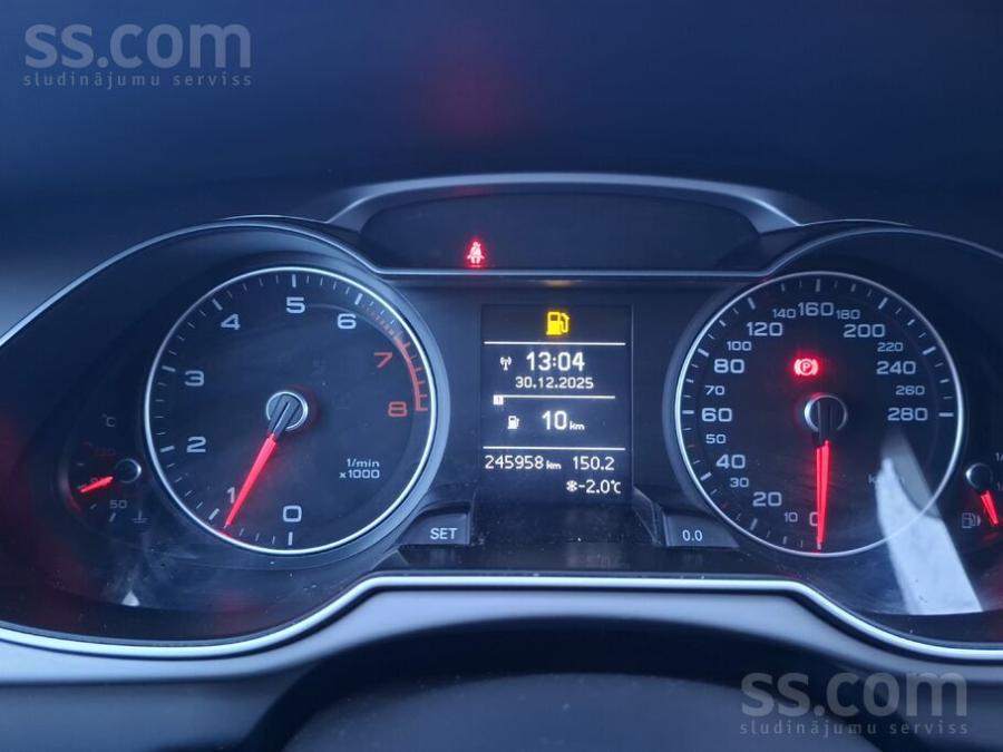 Balts Audi A4 2013 Talsi, ar dzinēja tilpumu 2.00 L un nobraukumu 246 tūkst. km par 9800 €, foto 15 vietnē AUTOMOTO.COM.LV