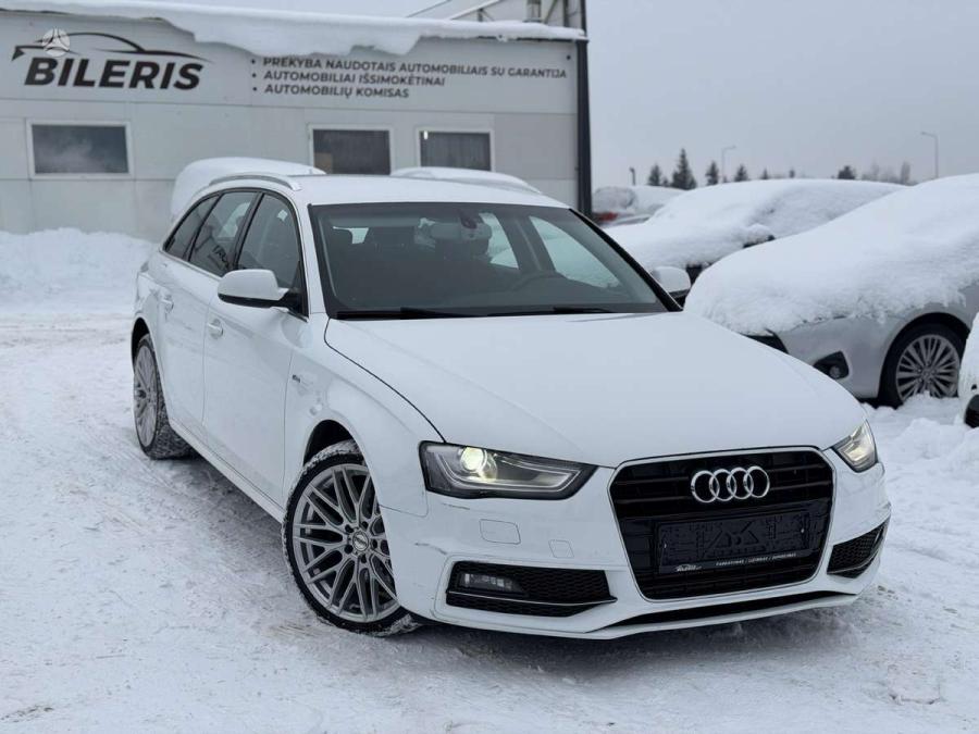 White Audi A4 2013 in Utena, with an engine capacity of 1.97 L and mileage of 290 thousand km for 5990 €, photo 1 on AUTOMOTO.COM.LV