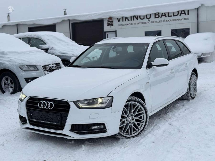 White Audi A4 2013 in Utena, with an engine capacity of 1.97 L and mileage of 290 thousand km for 5990 €, photo 3 on AUTOMOTO.COM.LV