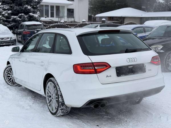 White Audi A4 2013 in Utena, with an engine capacity of 1.97 L and mileage of 290 thousand km for 5990 €, photo 4 on AUTOMOTO.COM.LV