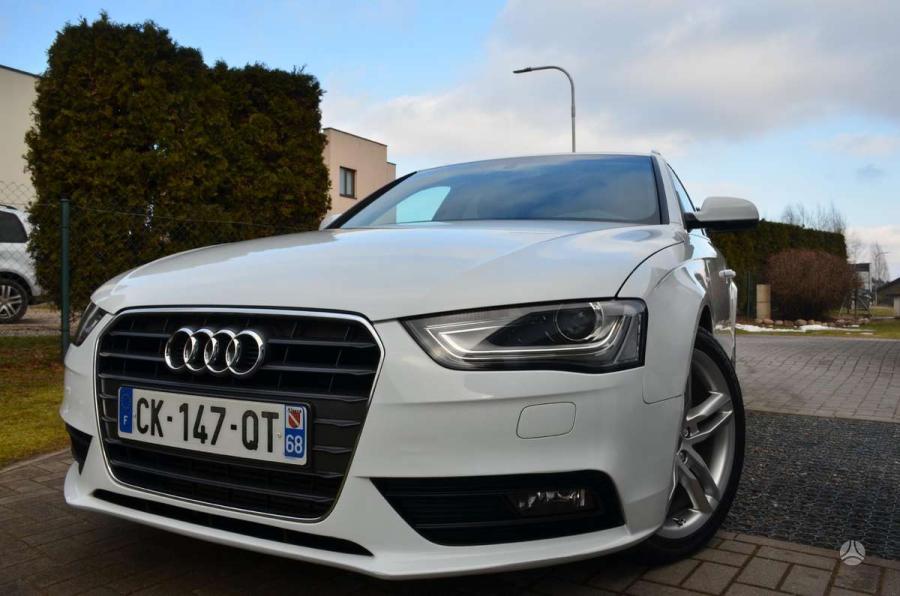 White Audi A4 2013 in Kaunas, with an engine capacity of 2.00 L and mileage of 269 thousand km for 7650 €, photo 7 on AUTOMOTO.COM.LV