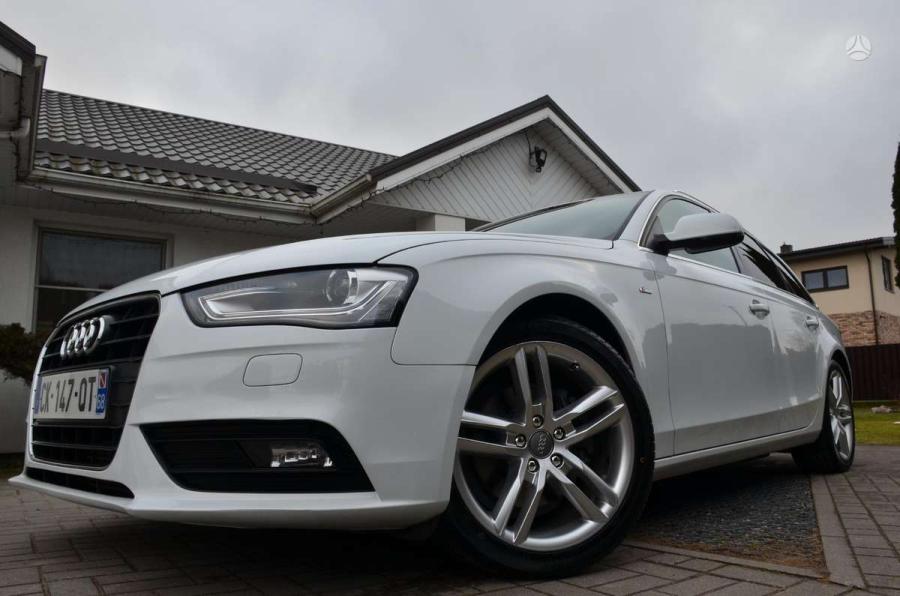 White Audi A4 2013 in Kaunas, with an engine capacity of 2.00 L and mileage of 269 thousand km for 7650 €, photo 34 on AUTOMOTO.COM.LV