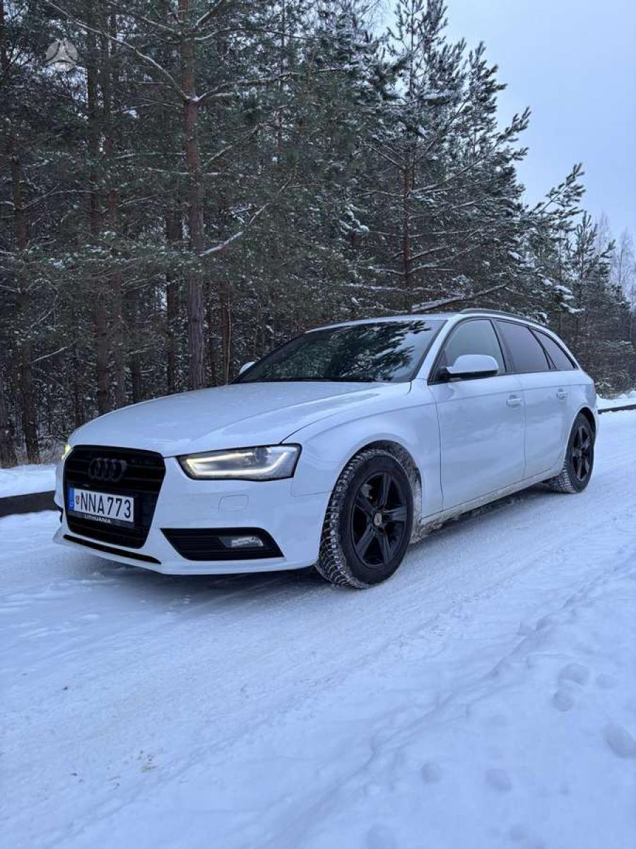White Audi A4 2013 in Siauliai, with an engine capacity of 1.97 L and mileage of 299 thousand km for 6950 €, photo 3 on AUTOMOTO.COM.LV