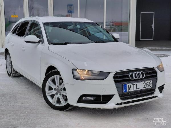 White Audi A4 2013 in Vilnius, with an engine capacity of 2.00 L and mileage of 378 thousand km for 7000 €, photo 1 on AUTOMOTO.COM.LV