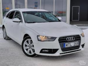 White Audi A4 2013 in Vilnius, with an engine capacity of 2.00 L and mileage of 378 thousand km for 7000 €, photo  on AUTOMOTO.COM.LV