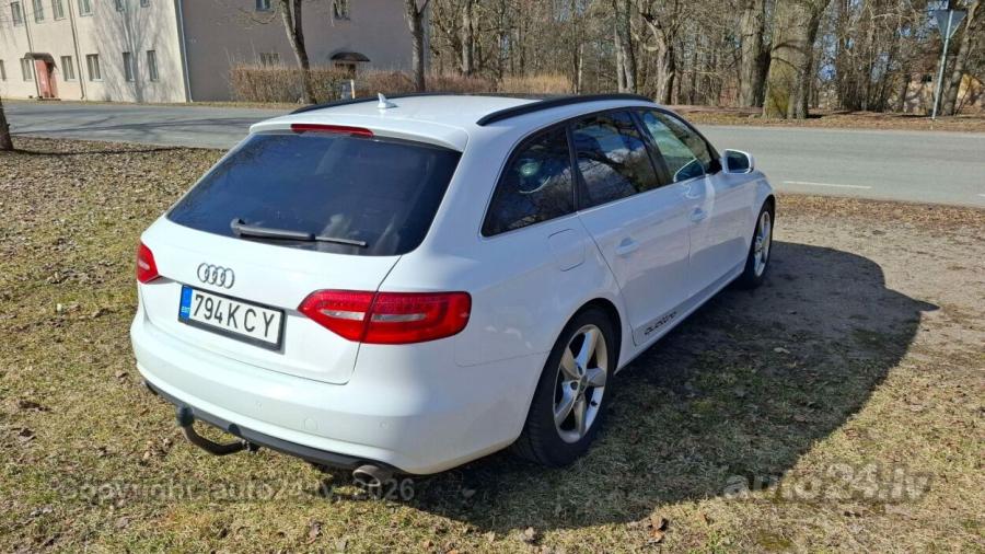 Balts Audi A4 2013 Tallina, ar dzinēja tilpumu 3.00 L un nobraukumu 314 tūkst. km par 12000 €, foto 3 vietnē AUTOMOTO.COM.LV