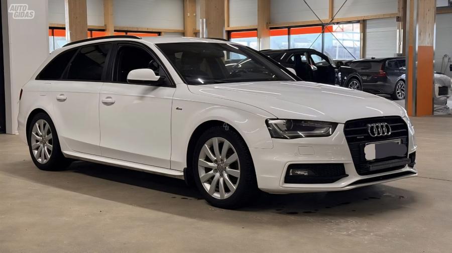 Balts Audi A4 2013 Kauņa, ar dzinēja tilpumu 2.00 L un nobraukumu 380 tūkst. km par 6200 €, foto 1 vietnē AUTOMOTO.COM.LV