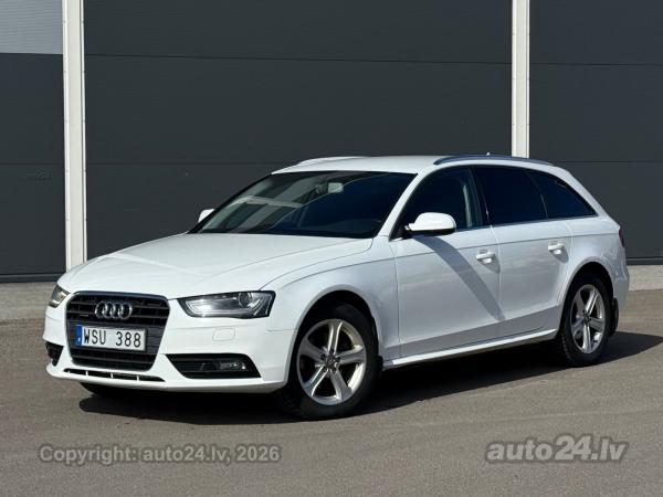 White Audi A4 2013 in Tallinn, with an engine capacity of 2.00 L and mileage of 262 thousand km for 8490 €, photo 1 on AUTOMOTO.COM.LV