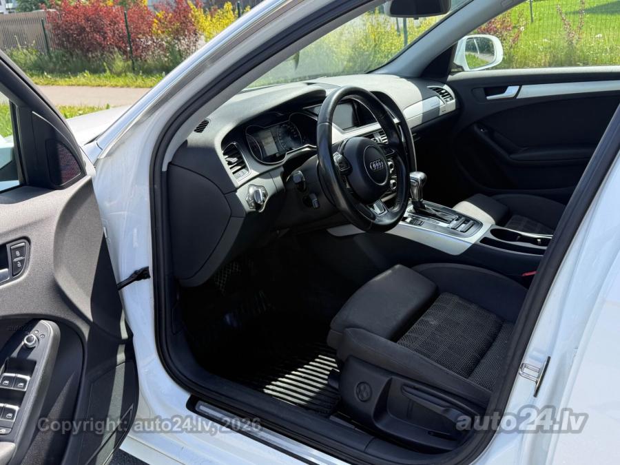 White Audi A4 2013 in Tallinn, with an engine capacity of 2.00 L and mileage of 293 thousand km for 5800 €, photo 6 on AUTOMOTO.COM.LV
