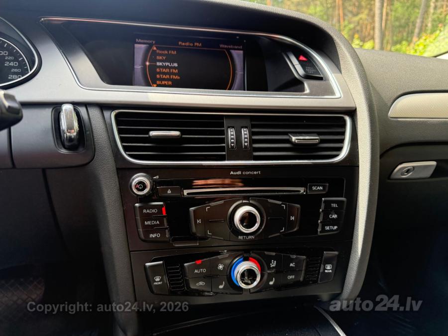White Audi A4 2013 in Tallinn, with an engine capacity of 2.00 L and mileage of 293 thousand km for 5800 €, photo 8 on AUTOMOTO.COM.LV