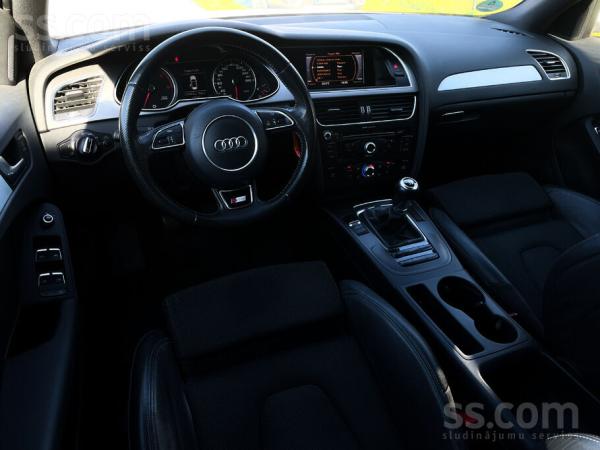 White Audi A4 2013 in Jelgava, with an engine capacity of 3.00 L and mileage of 0 thousand km for 7996 €, photo 7 on AUTOMOTO.COM.LV