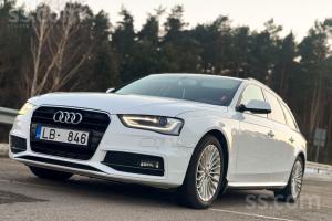 Balts Audi A4 2013 Rīga, ar dzinēja tilpumu 2.00 L un nobraukumu 305 tūkst. km par 7950 €, foto 4 vietnē AUTOMOTO.COM.LV