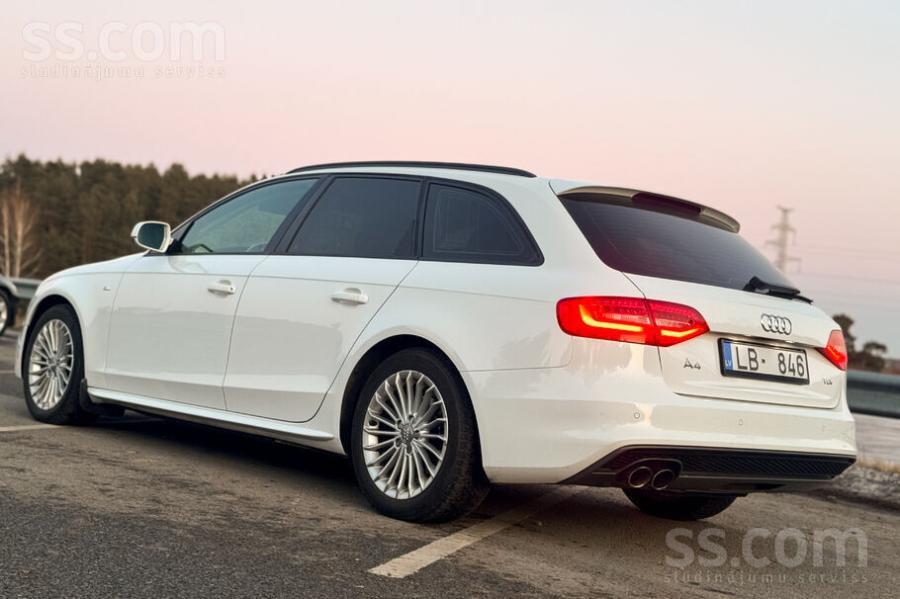 Balts Audi A4 2013 Rīga, ar dzinēja tilpumu 2.00 L un nobraukumu 305 tūkst. km par 7950 €, foto 6 vietnē AUTOMOTO.COM.LV