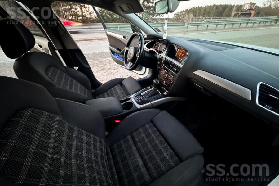 Balts Audi A4 2013 Rīga, ar dzinēja tilpumu 2.00 L un nobraukumu 305 tūkst. km par 7950 €, foto 13 vietnē AUTOMOTO.COM.LV