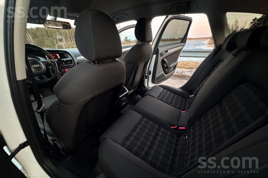 Balts Audi A4 2013 Rīga, ar dzinēja tilpumu 2.00 L un nobraukumu 305 tūkst. km par 7950 €, foto 14 vietnē AUTOMOTO.COM.LV