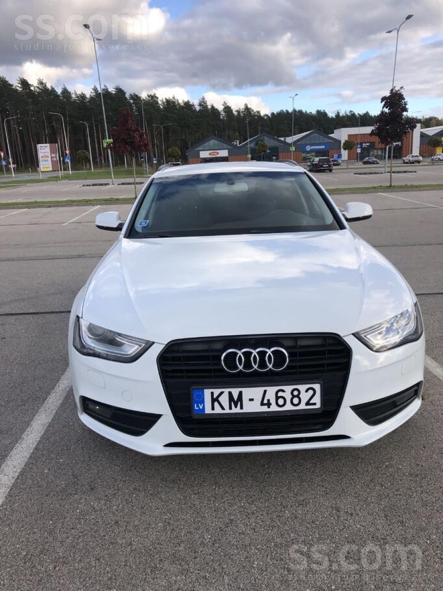 White Audi A4 2013 in Riga, with an engine capacity of 2.00 L and mileage of 196 thousand km for 9900 €, photo 3 on AUTOMOTO.COM.LV