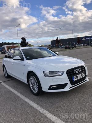 White Audi A4 2013 in Riga, with an engine capacity of 2.00 L and mileage of 196 thousand km for 9900 €, photo 4 on AUTOMOTO.COM.LV