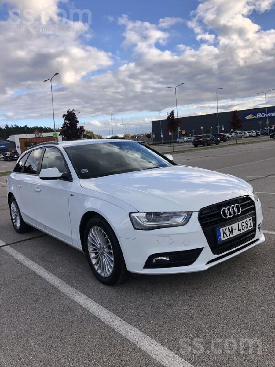 White Audi A4 2013 in Riga, with an engine capacity of 2.00 L and mileage of 196 thousand km for 9900 €, photo 4 on AUTOMOTO.COM.LV