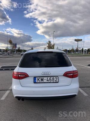 White Audi A4 2013 in Riga, with an engine capacity of 2.00 L and mileage of 196 thousand km for 9900 €, photo 6 on AUTOMOTO.COM.LV
