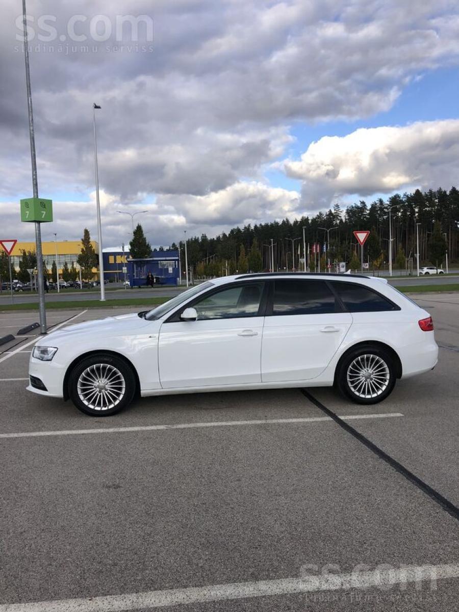 White Audi A4 2013 in Riga, with an engine capacity of 2.00 L and mileage of 196 thousand km for 9900 €, photo 8 on AUTOMOTO.COM.LV
