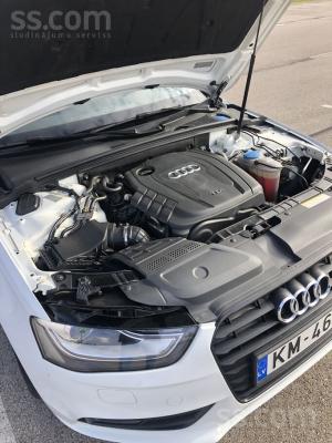 White Audi A4 2013 in Riga, with an engine capacity of 2.00 L and mileage of 196 thousand km for 9900 €, photo 10 on AUTOMOTO.COM.LV