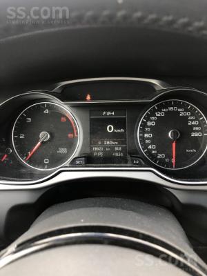 White Audi A4 2013 in Riga, with an engine capacity of 2.00 L and mileage of 196 thousand km for 9900 €, photo 12 on AUTOMOTO.COM.LV
