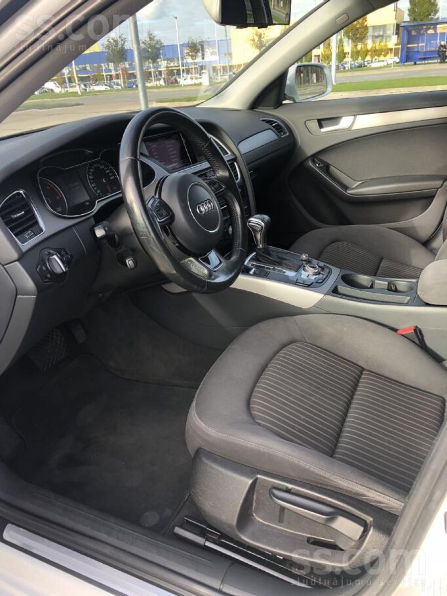 White Audi A4 2013 in Riga, with an engine capacity of 2.00 L and mileage of 196 thousand km for 9900 €, photo 13 on AUTOMOTO.COM.LV