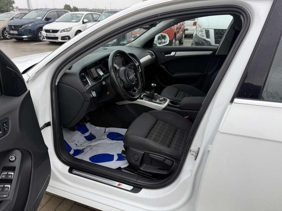 White Audi A4 2013 in Taurage, with an engine capacity of 1.97 L and mileage of 290 thousand km for 6950 €, photo 10 on AUTOMOTO.COM.LV