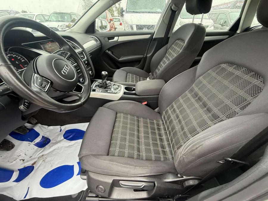 White Audi A4 2013 in Taurage, with an engine capacity of 1.97 L and mileage of 290 thousand km for 6950 €, photo 12 on AUTOMOTO.COM.LV