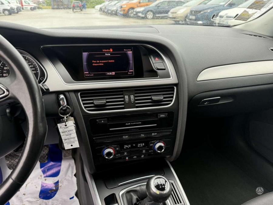 White Audi A4 2013 in Taurage, with an engine capacity of 1.97 L and mileage of 290 thousand km for 6950 €, photo 14 on AUTOMOTO.COM.LV