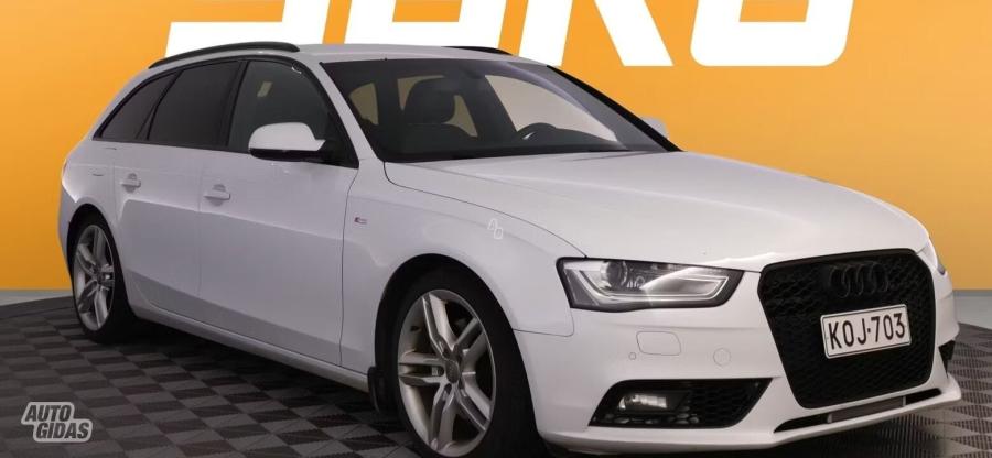 White Audi A4 2013 in Kaunas, with an engine capacity of 2.00 L and mileage of 346 thousand km for 7750 €, photo 1 on AUTOMOTO.COM.LV