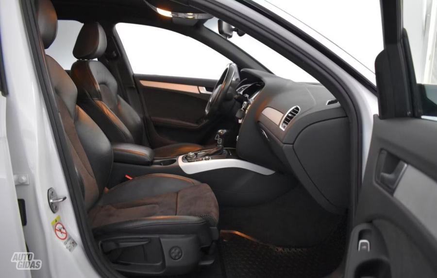 White Audi A4 2013 in Kaunas, with an engine capacity of 2.00 L and mileage of 346 thousand km for 7750 €, photo 8 on AUTOMOTO.COM.LV