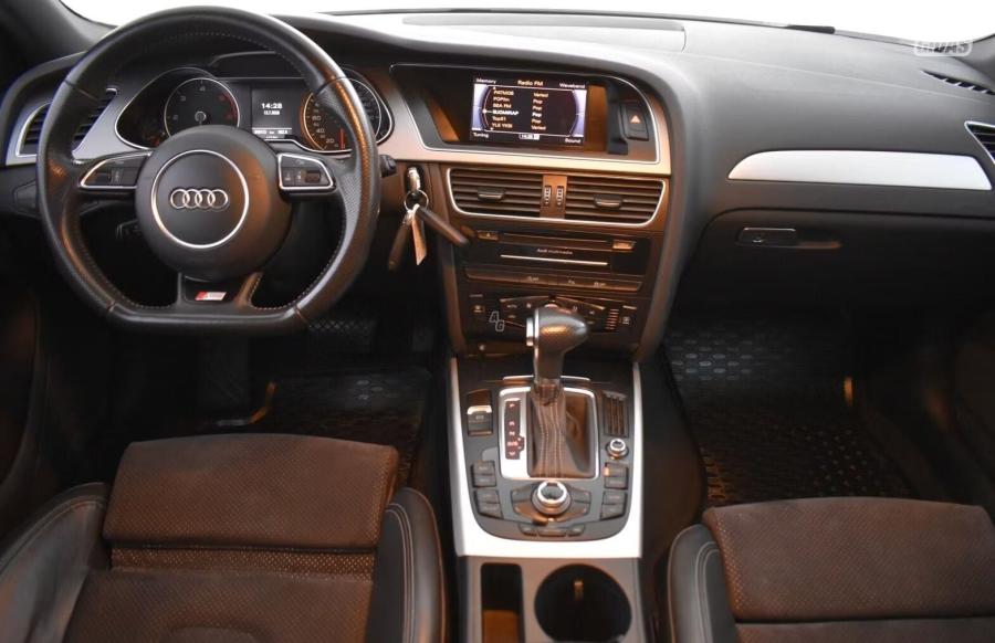 White Audi A4 2013 in Kaunas, with an engine capacity of 2.00 L and mileage of 346 thousand km for 7750 €, photo 16 on AUTOMOTO.COM.LV