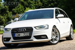 White Audi A4 2013 in Riga, with an engine capacity of 2.00 L and mileage of 354 thousand km for 7000 €, photo  on AUTOMOTO.COM.LV