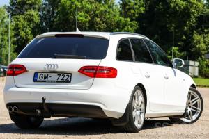 White Audi A4 2013 in Riga, with an engine capacity of 2.00 L and mileage of 354 thousand km for 7000 €, photo 3 on AUTOMOTO.COM.LV